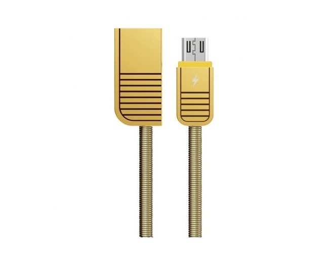 Remax Linyo RC-088m zlatni kabl za punjač USB A (muški) na micro USB (muški) 1m
