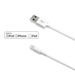 Celly USBLIGHT kabl za punjač USB A (muški) na lightning (muški) 1m beli