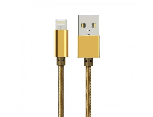 LDNIO LC88 kabl za punjač USB A (muški) na lightning (muški) iPhone5/6/6S 1m zlatni