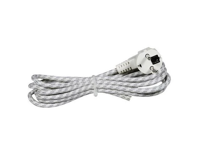 Commel (c0339m) priključni kabl za peglu 6A 250V 3m sivo beli