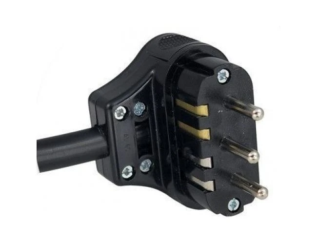 Commel (c0719) priključni strujni kabl trofazni 16A 400V 3m crni