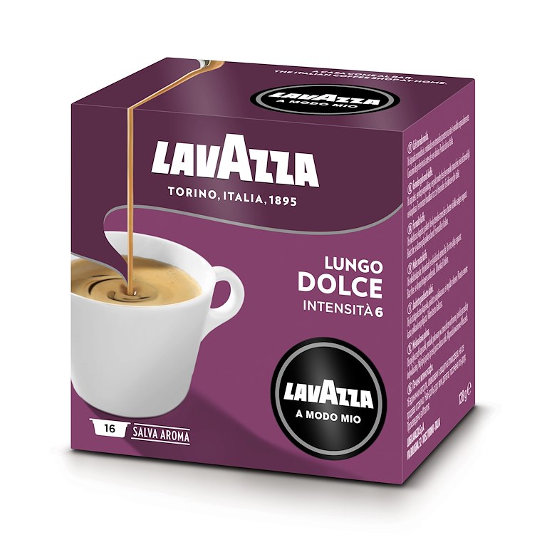 Lavazza Lungo Dolce kapsule za kafu 16 komada 128g