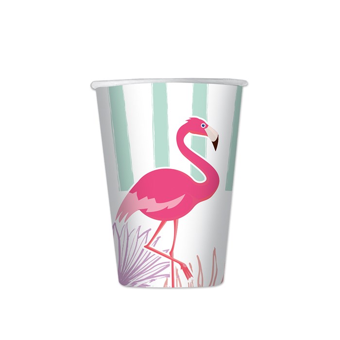 Flamingo papirne čaše