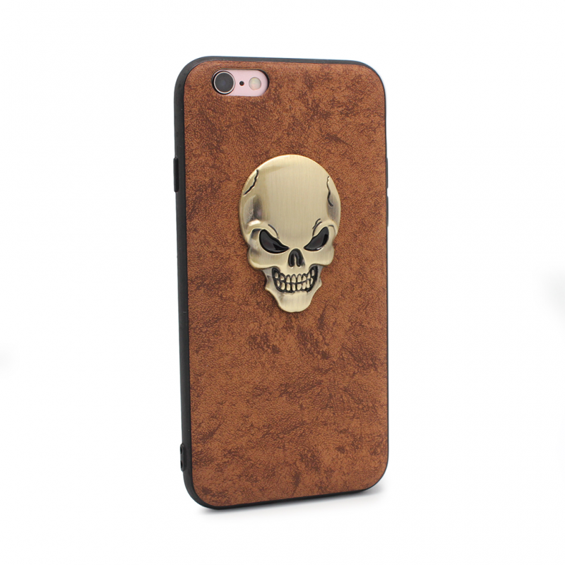 Maska Skull gold za iPhone 6/6S braon