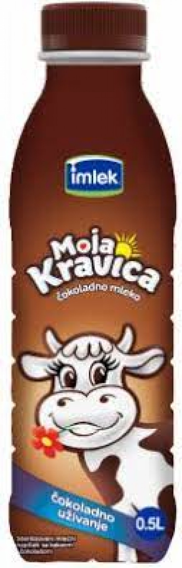 Čokoladno mleko kravica 1% 0,50l. pet