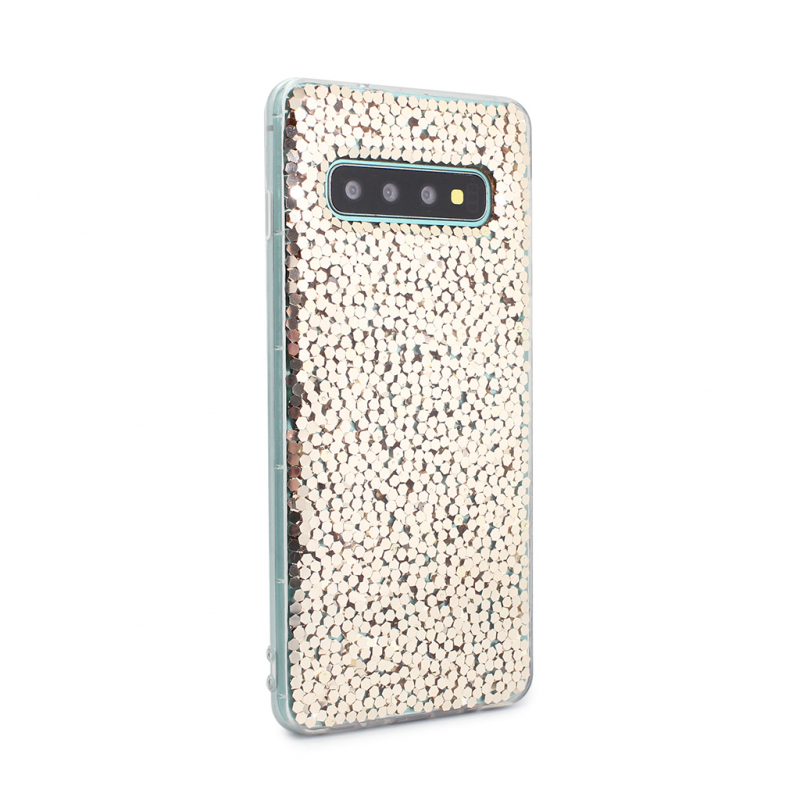 Maska Younicou Sparkly za Samsung G973 S10 zlatna