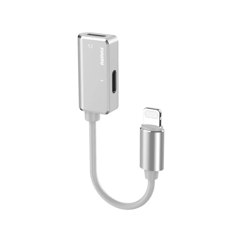 Adapter REMAX za slusalice I punjenje iPhone RL-LA02i beli