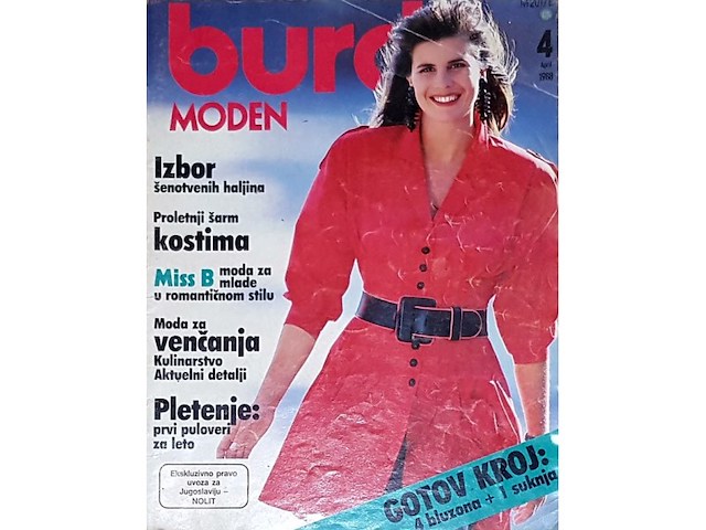 Burda Moden Br.4 1988