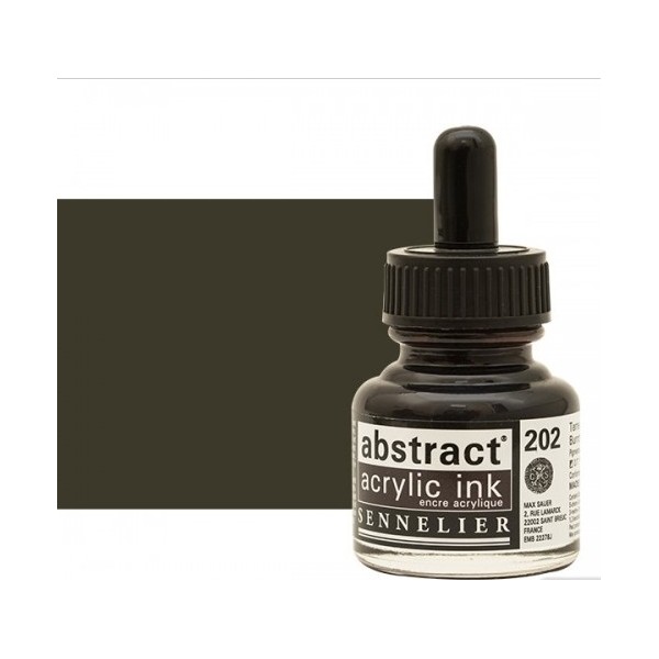 Sennelier Abstract Abstract Acrylic Ink 30 ml Burnt Umber