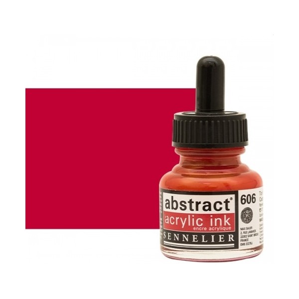 Sennelier Abstract Abstract Acrylic Ink 30 ml Cadmium Red deep hue
