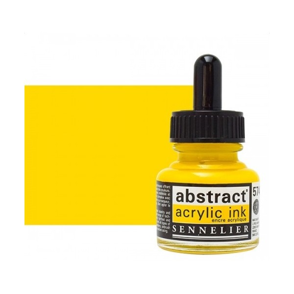 Sennelier Abstract Abstract Acrylic Ink 30 ml Primary Yellow