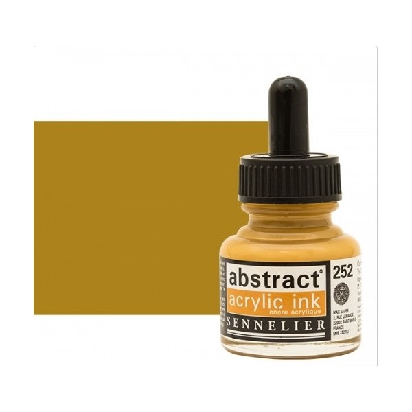 Sennelier Abstract Abstract Acrylic Ink 30 ml Yellow Ochre