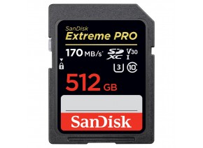 SanDisk SDXC 512GB Extreme Pro 170MB/s