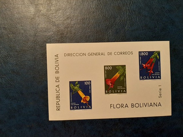 marke 600 flora blok 15 Bolivija