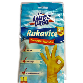 Rukavice latex L Linea Casa