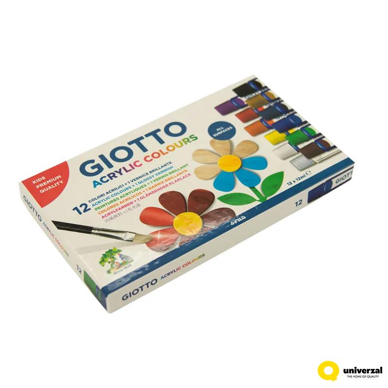 TEMPERA GIOTTO 12/1 12ml AKRILNA 0359000