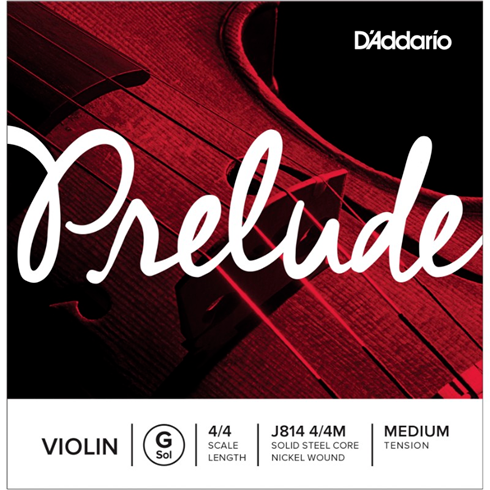 D'Addario Prelude Violin G-sol J814 4/4 medium