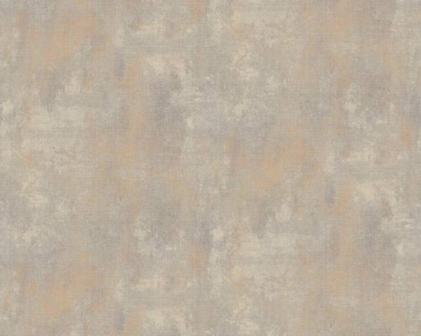 A.S. Création Wallpaper «Baroque, Brown, Grey, Orange» 377863