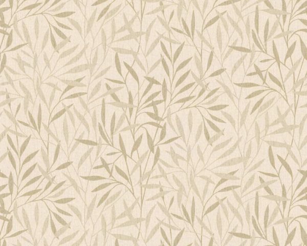 A.S. Création Wallpaper «Floral, Beige, Cream, Metallic» 376311