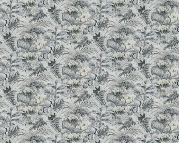 A.S. Création Wallpaper «Floral, Black, Grey, White» 377821