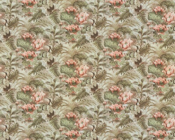 A.S. Création Wallpaper «Floral, Coloured, Green, Pink» 377823