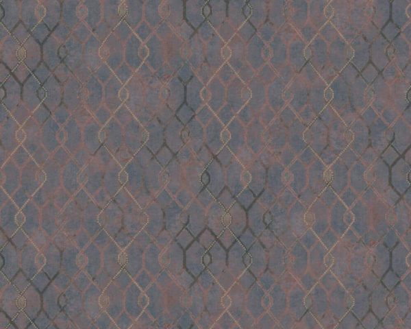 A.S. Création Wallpaper «Graphics, Brown, Grey, Metallic» 377874