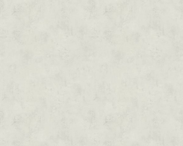A.S. Création Wallpaper «Uni, Grey, White» 377893