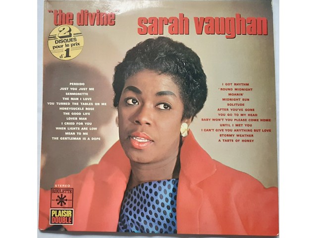 SARAH  VAUGHAN  -  2LP THE  DIVINE