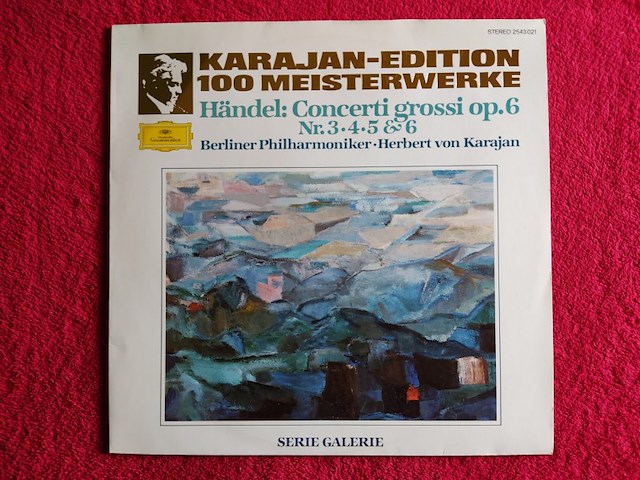 Händel* - Berliner Philharmoniker - Herbert von Karajan