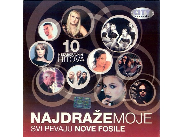 Various ‎– Najdraže Moje / Svi Pevaju Nove Fosilie   CD