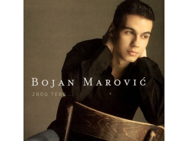 Bojan Marović ‎– Zbog Tebe..., NEOTPAKOVAN CD
