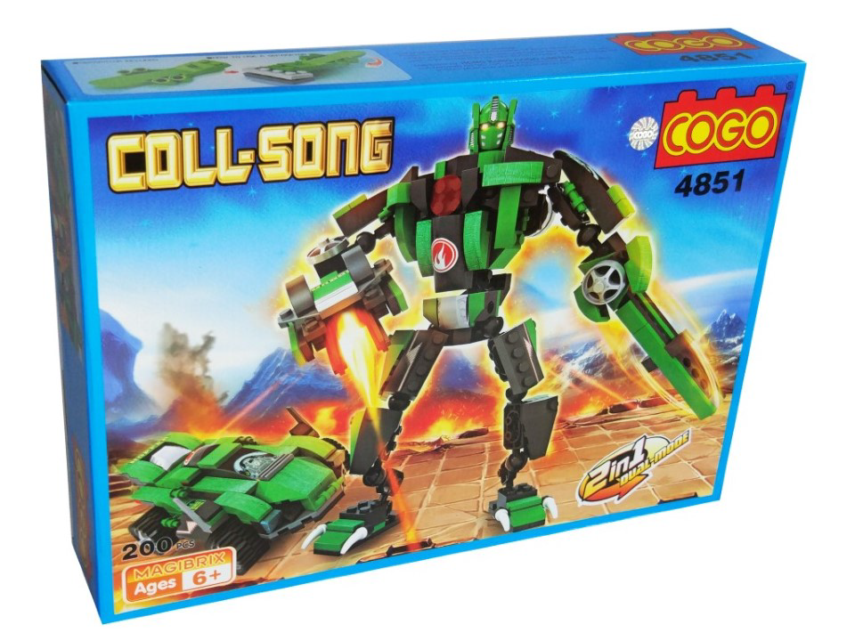 COGO kocke zeleni Transformer