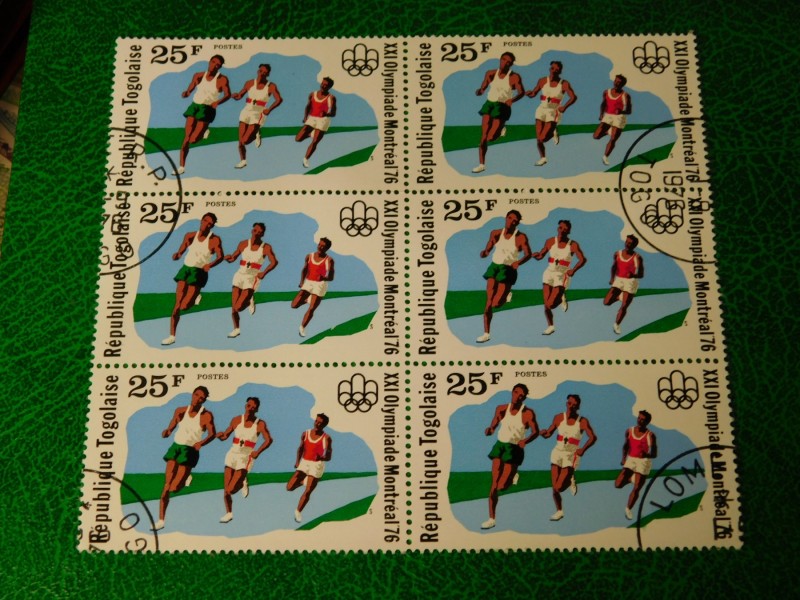 Togo sesterac 1976 - 1/6 sport