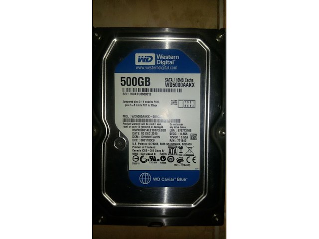 Western Digital 500 Gb Sata II