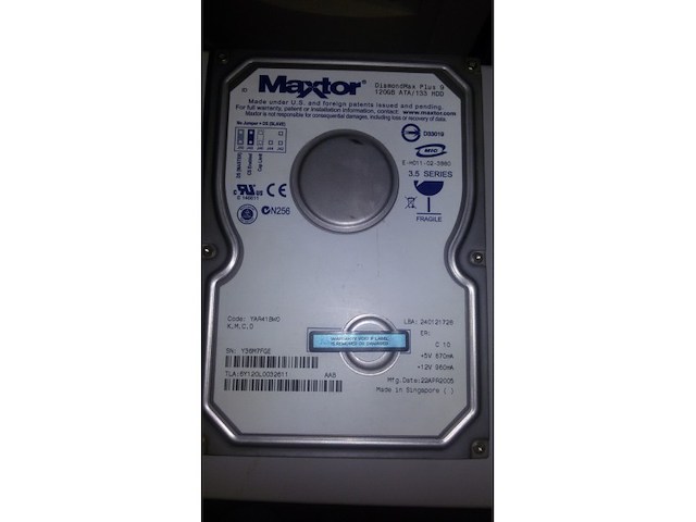 Maxtor 120 Gb Ata hard disk