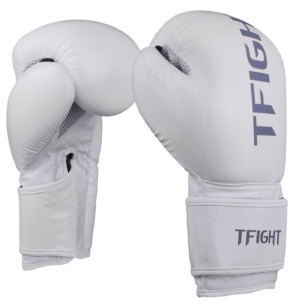 TFIGHT PROTEKT BOXING GLOVES WHITE – RUKAVICE ZA BOKS