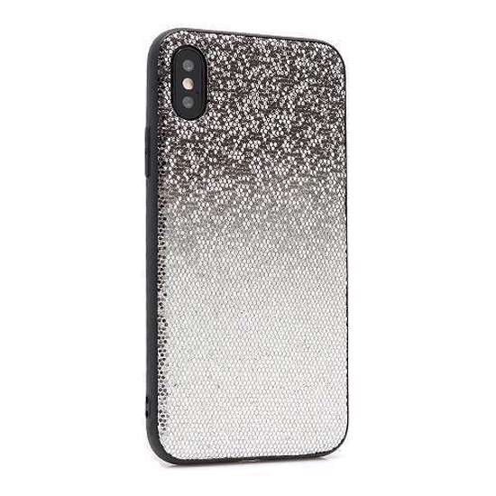 Futrola Glittering New za Iphone X crno-srebrna