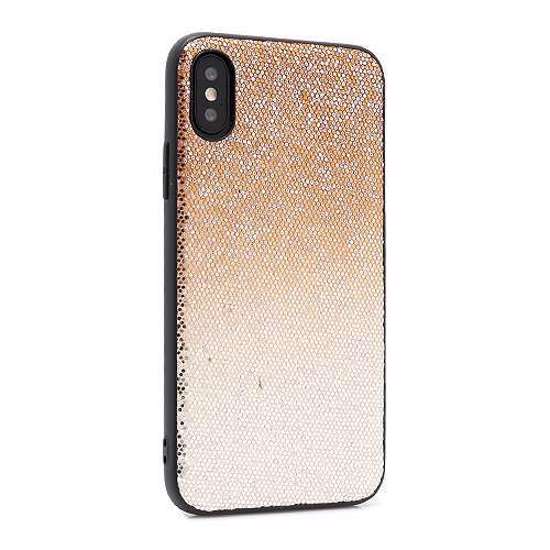 Futrola Glittering New za Iphone XS zlatno-srebrna