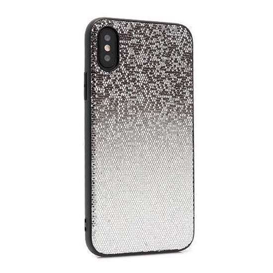 Futrola Glittering New za Iphone XS crno-srebrna