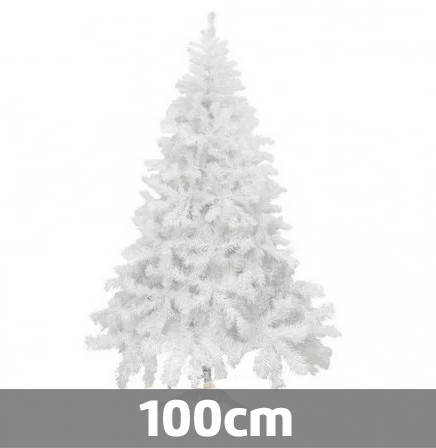 Bela novogodišnja jelka 100 cm