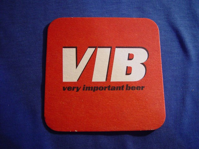 podmetač VIB, very important beer