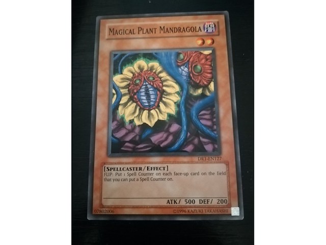 Yu-GI-OH!- Magical Plant Mandragola