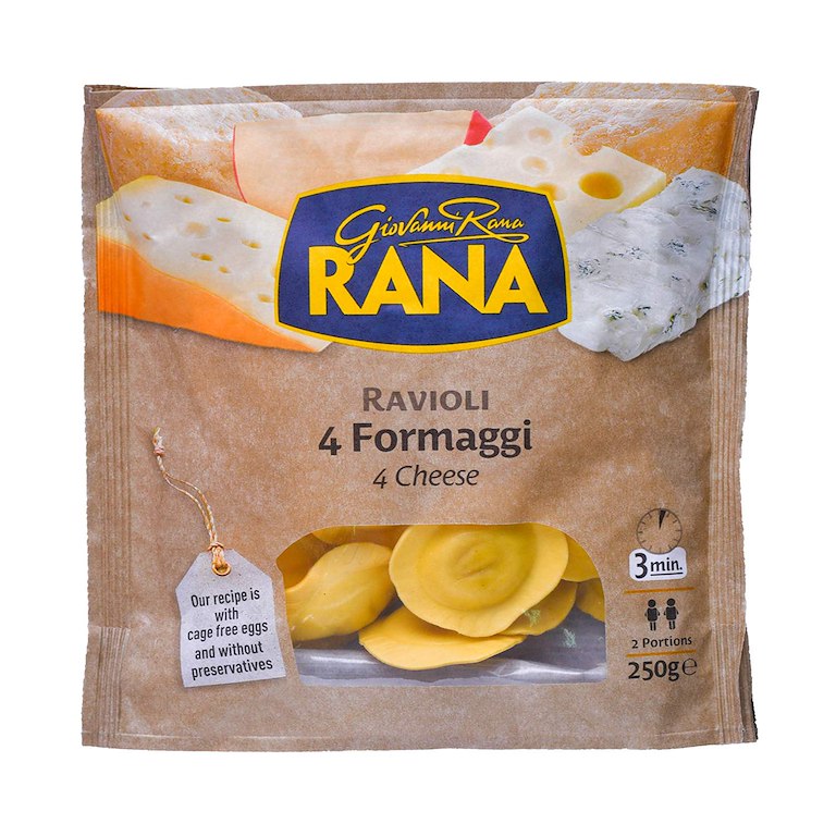 Rana ravioli četiri vrste sira 250g Rana