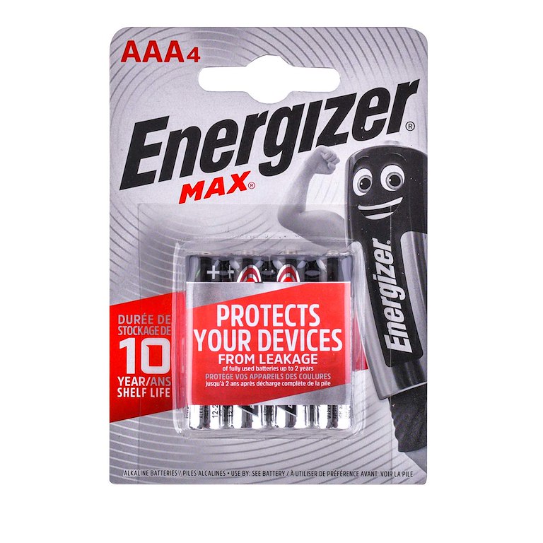 Energizer baterije energizer max aaa 4 kom