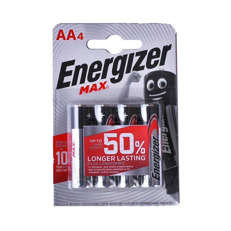 Energizer baterija Energizer max.lr6g bl.4 91