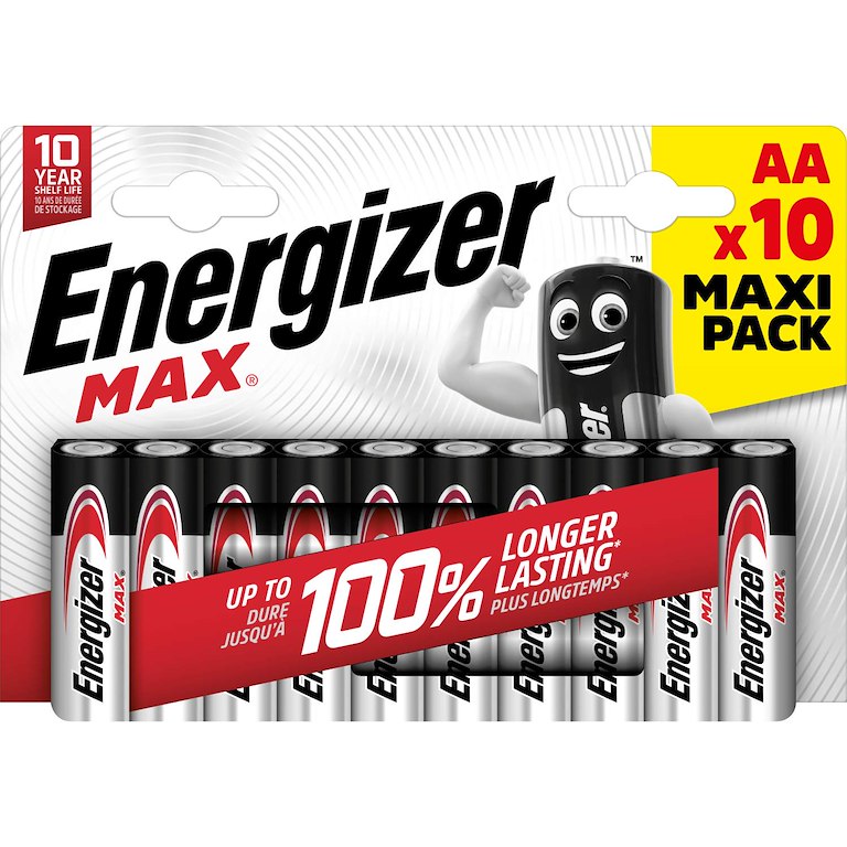 Energizer baterije max lr6 10/1 e91 energizer