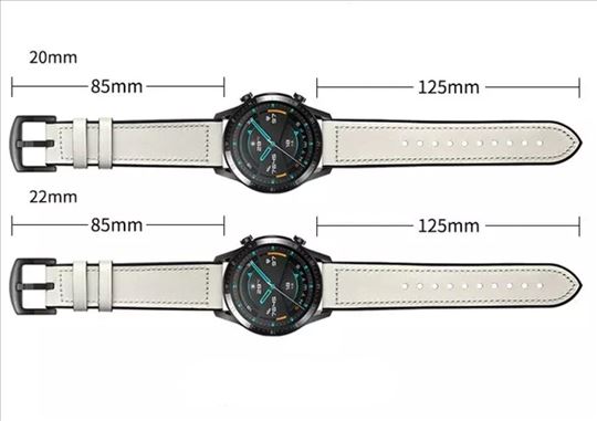 Kožne narukvice 20mm 22mm sirine galaxy watch