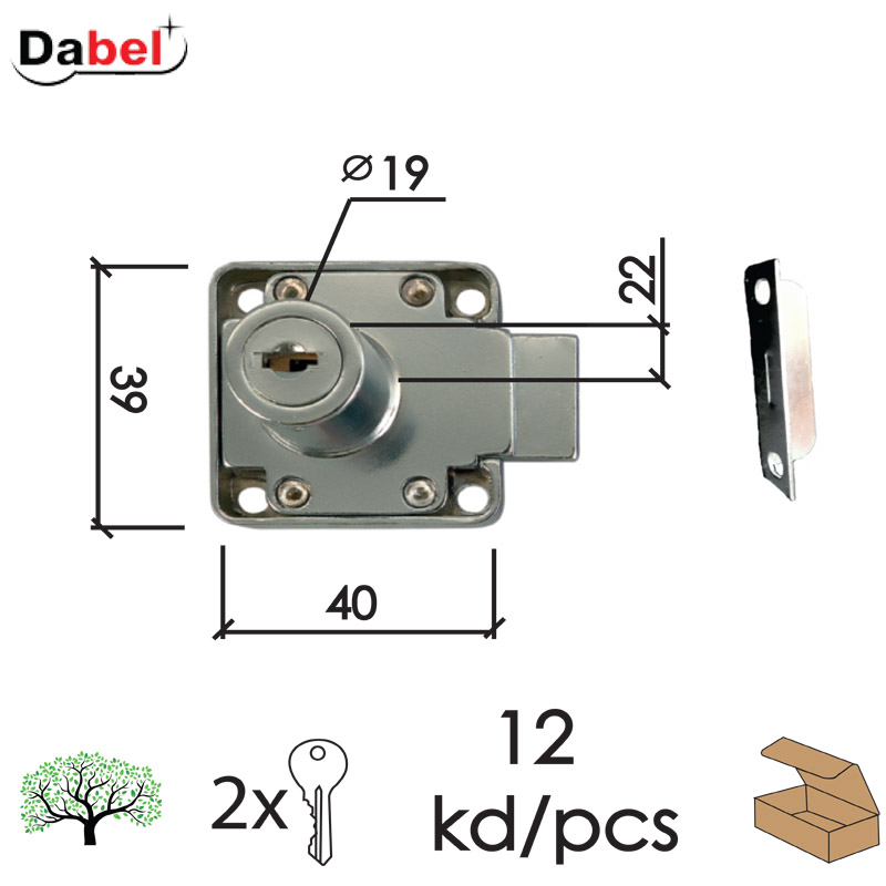 Bravica za drvo 2101 Hr fi19/22/40/39mm 12kom