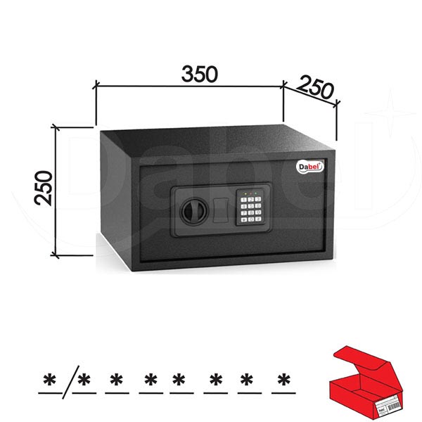 Sef sa šifrom SS1 Crna YL-25