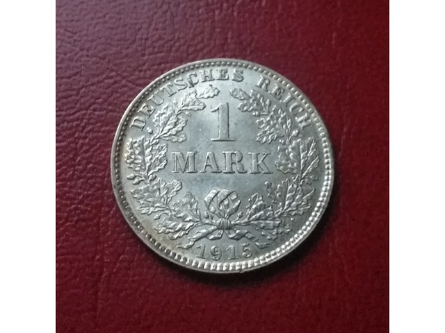 1 MARK 1915 D srebro aUNC